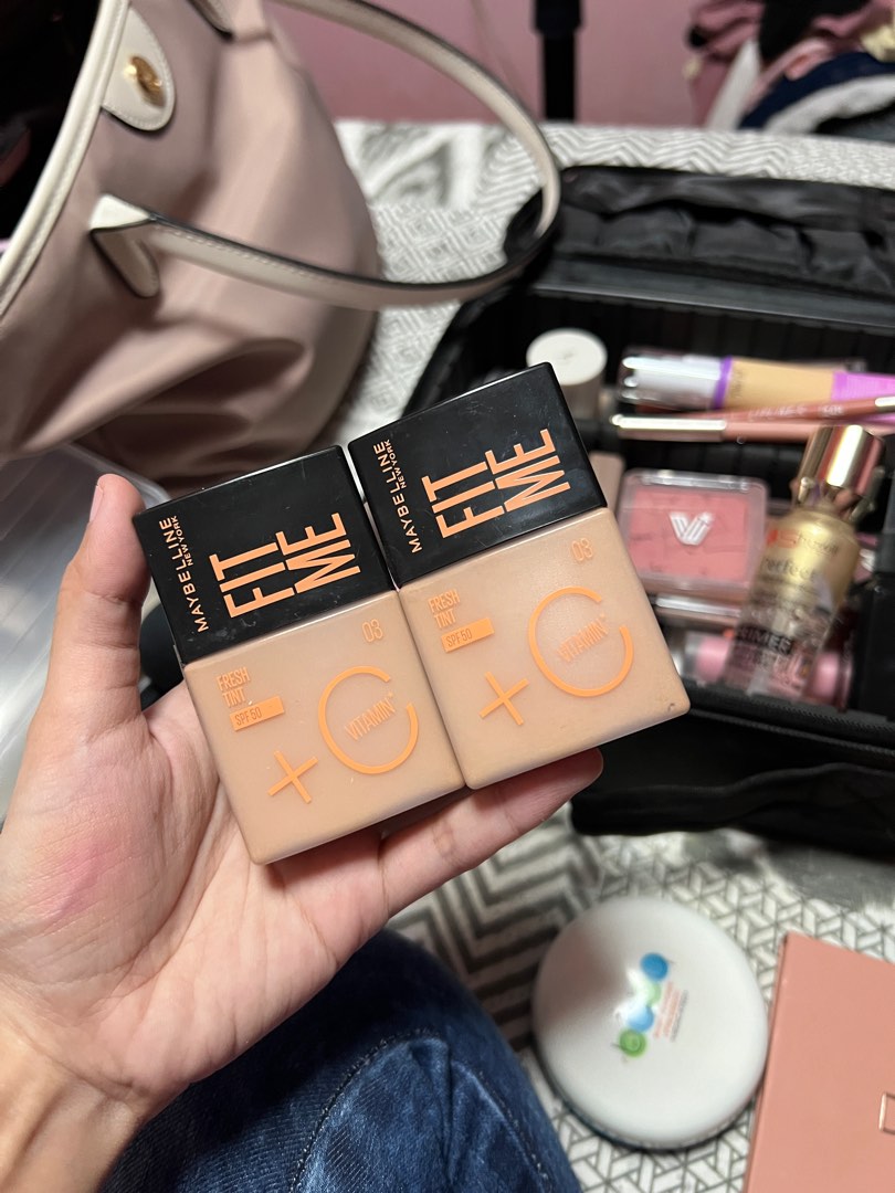 2 PCS Maybelline Fresh Skin Tint shade 03, Beauty & Personal Care, Face ...
