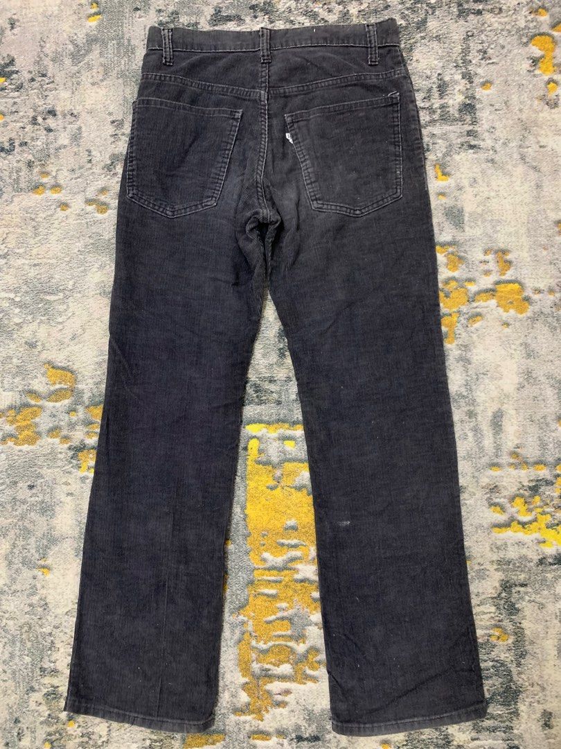 80s Levis curduroy white tab zip 42 talon pants, Men's Fashion, Bottoms ...
