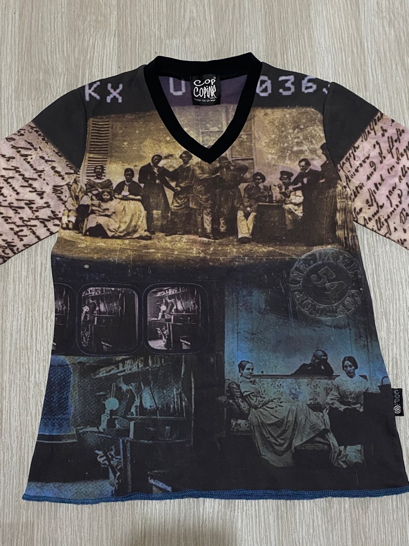 90s Cop Copine Paris Tristan vintage art top y2k museum renaissance ...