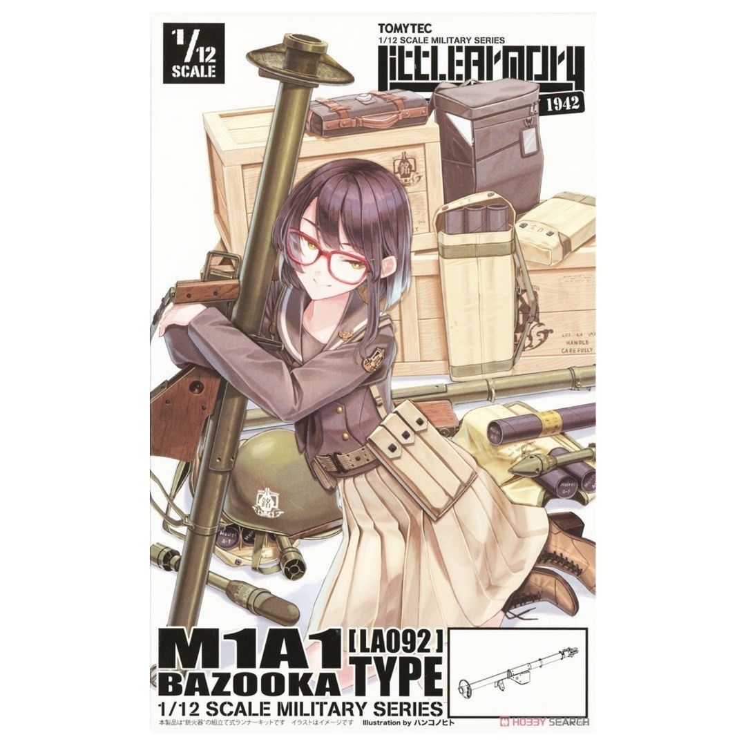 全新 日版 未開 模型 1/12 TomyTec Little Armoey LA092 - M1A1 Bazooka Type Girls ...