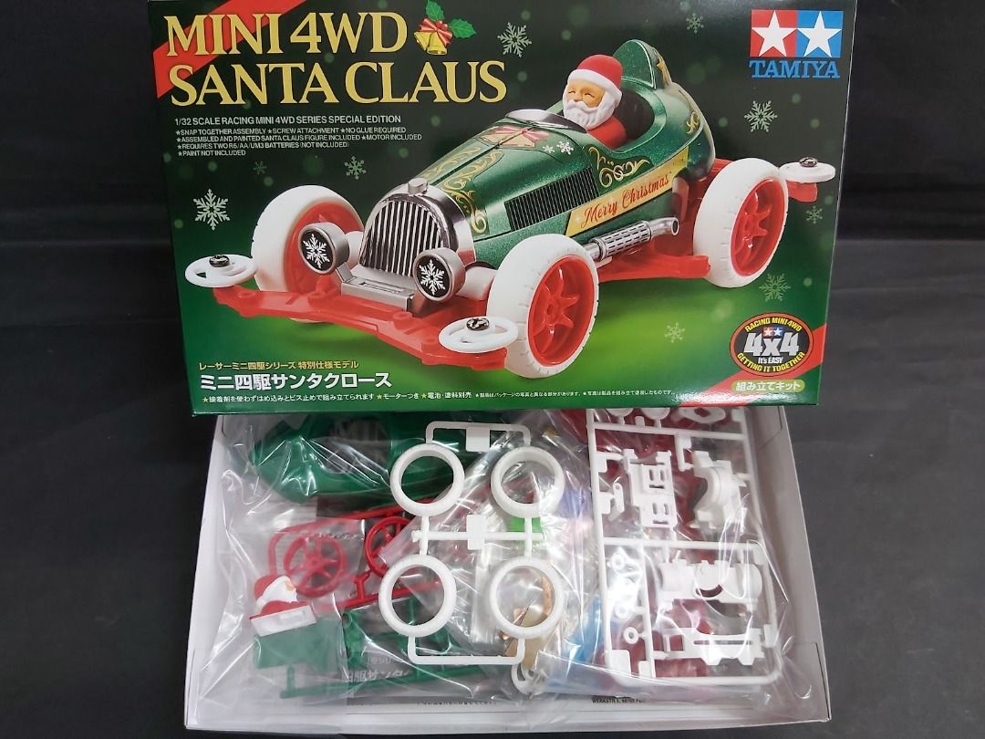 全新 田宮 Tamiya 95678 迷你四驅車 - 1/32 迷你四驅車 套件 Jr Mini 4WD Santa Claus (VS ...