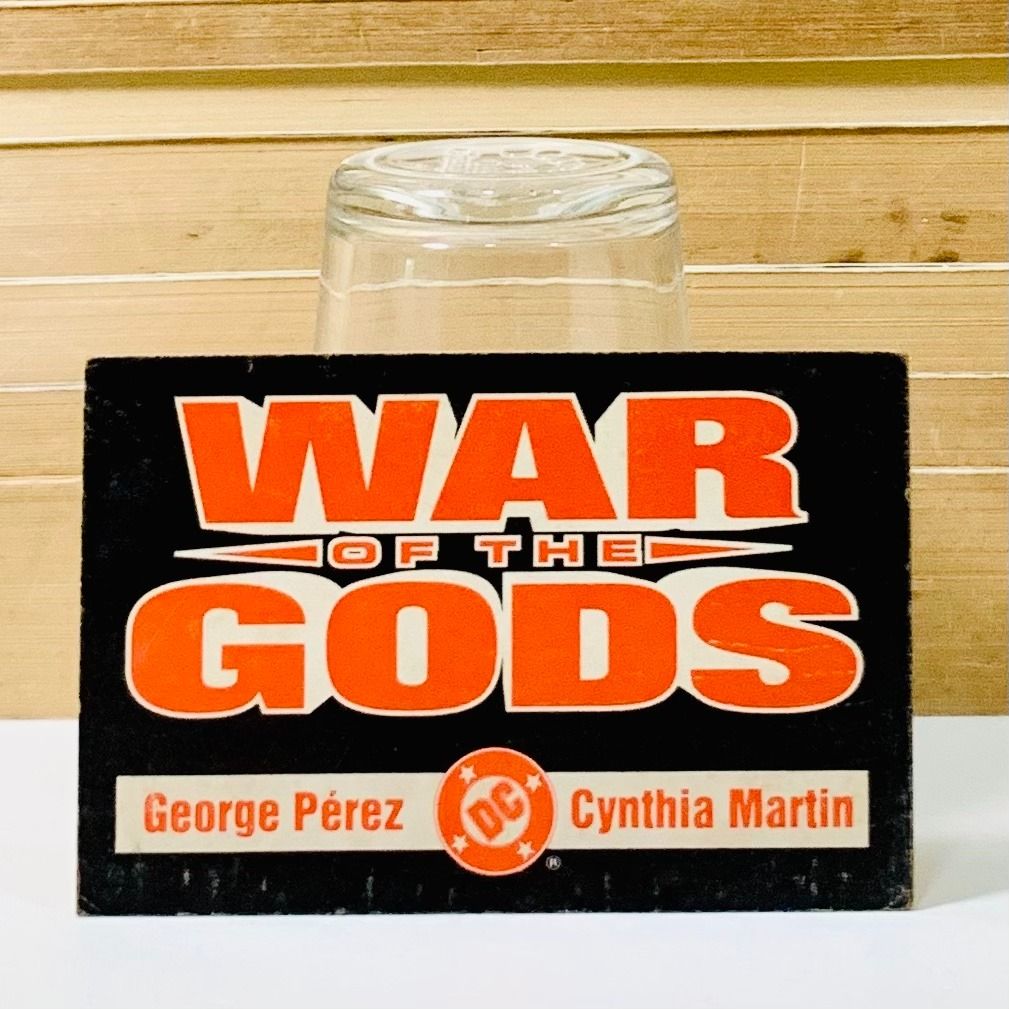 ⭐️ Vintage 1991 DC Comics WAR OF THE GODS Release Schedule Card (Used ...