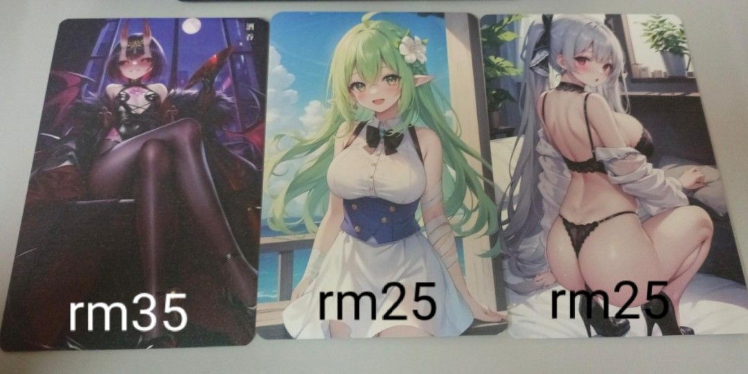 A5 Goddess Card Genshin Impact, Fate, Azur lane, Hobbies & Toys, Toys & Games on Carousell