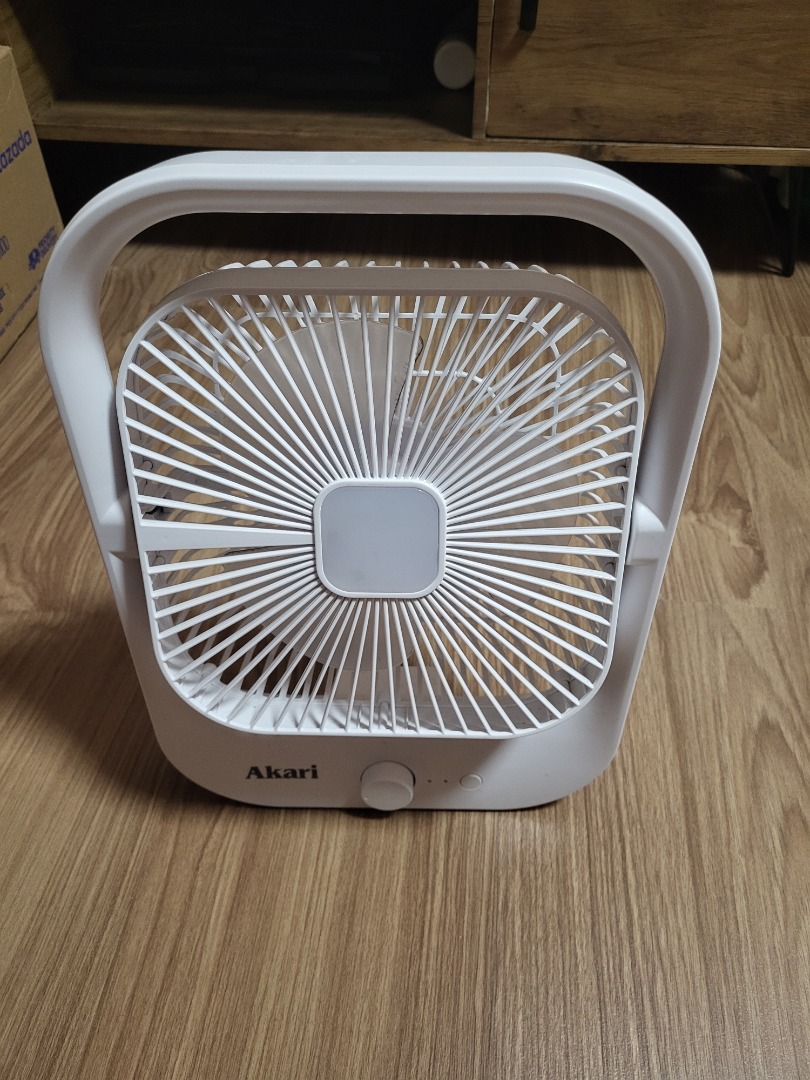 Akari Rechargeable Fan 8", Furniture & Home Living, Lighting & Fans ...
