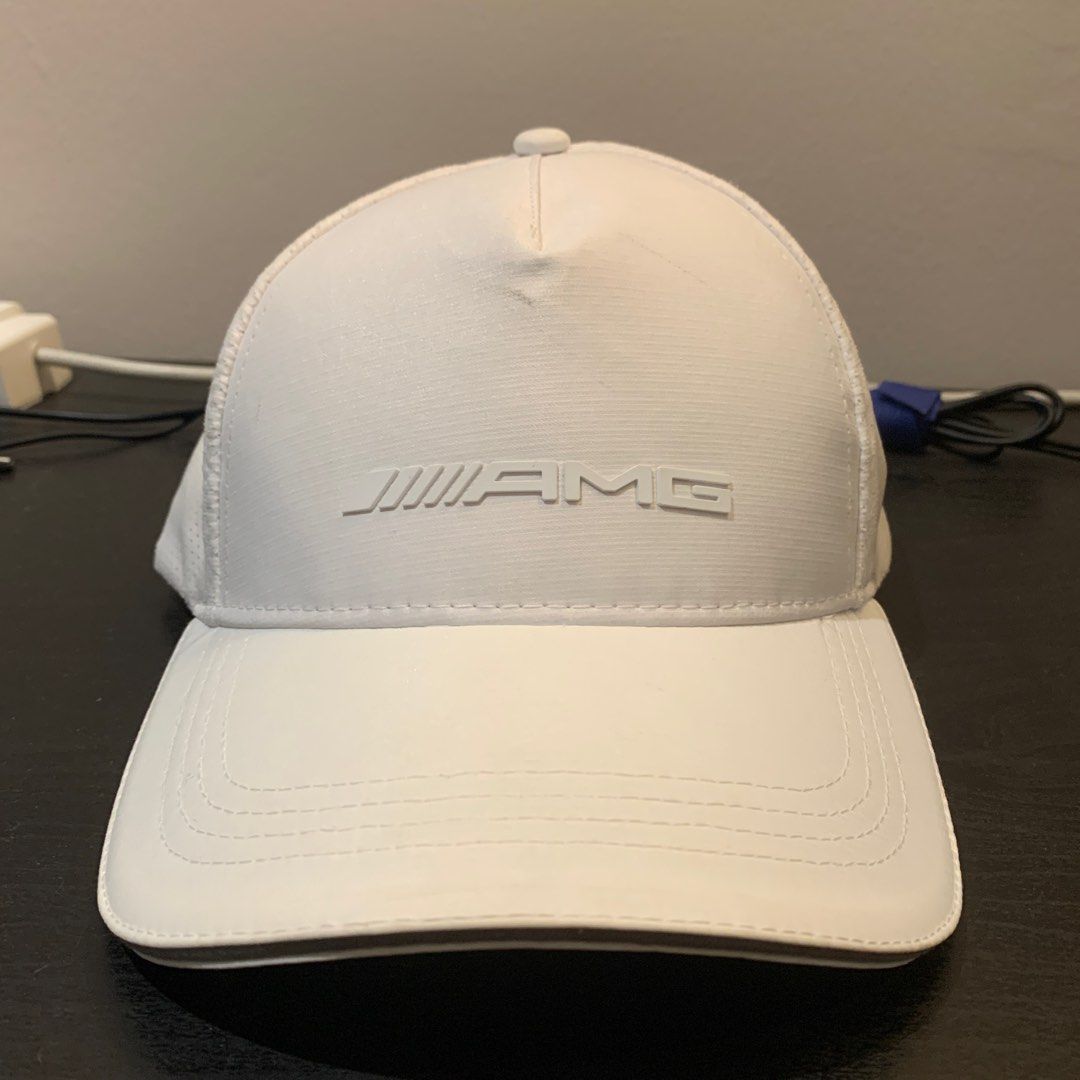 AMG Mercedes Cap White, Men's Fashion, Watches & Accessories, Cap ...