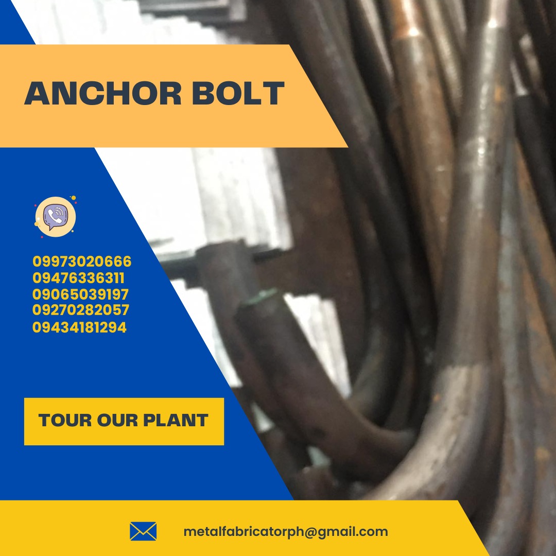 Anchor Bolt | MS Plate | HSS Steel | I beam | Stiffener Plate | Stud ...