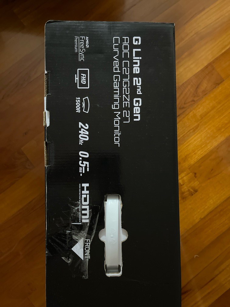 曲面螢幕 AOC G Line 2nd Gen C27G2ZE 27, 電腦＆科技, 電腦周邊及配件, 電子屏幕 - Carousell