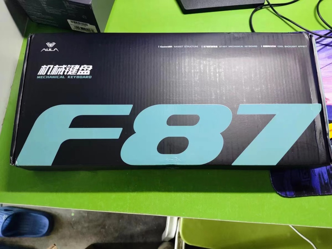 AULA F87 wired mechanical keyboard Wired version, Computers & Tech ...