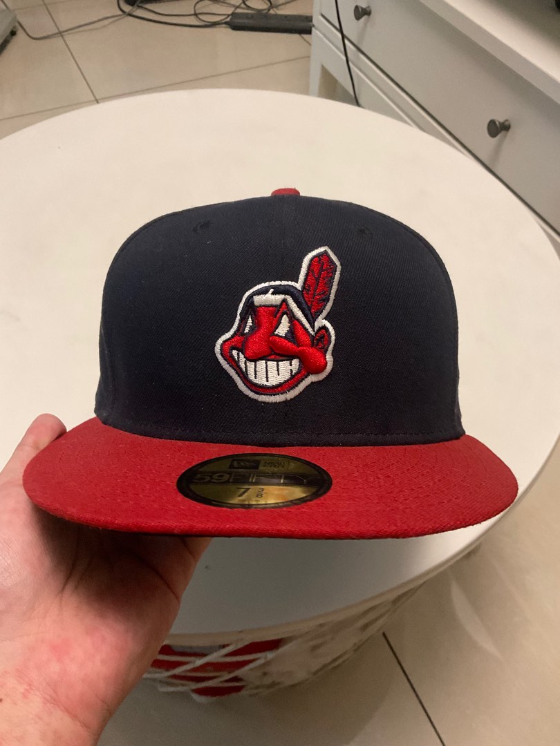 Authentic Chief Wahoo New Era cap, Men's Fashion, Watches & Accessories ...