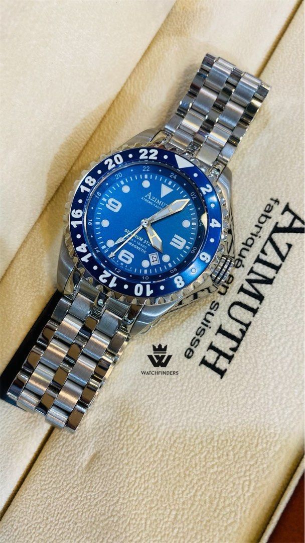 Azimuth Xtreme-1 Sea-Hum Diver - Triple Time Zone, 500m Water ...