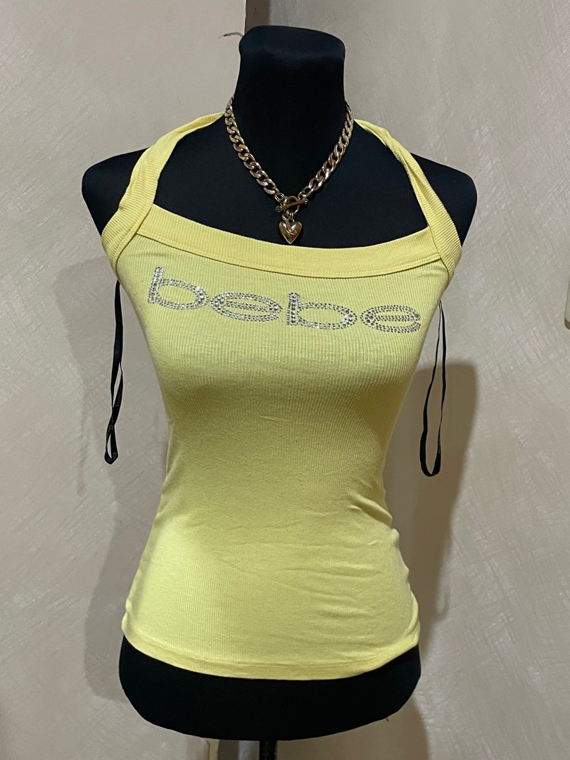 Bebe rhinestone top not betsey johnson zara, Women's Fashion, Tops ...