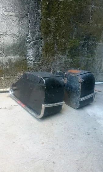 Box Bagasi Samping Besi Motor Antik, Motor di Carousell