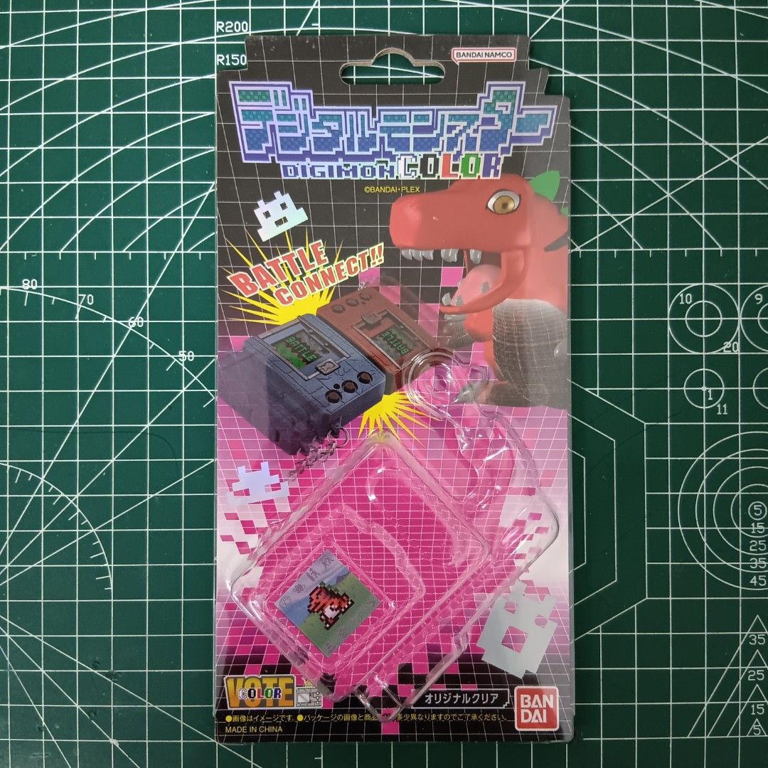 Box Only Digimon Vpet Color V1 Version 1 Transparent Clear, Hobbies ...