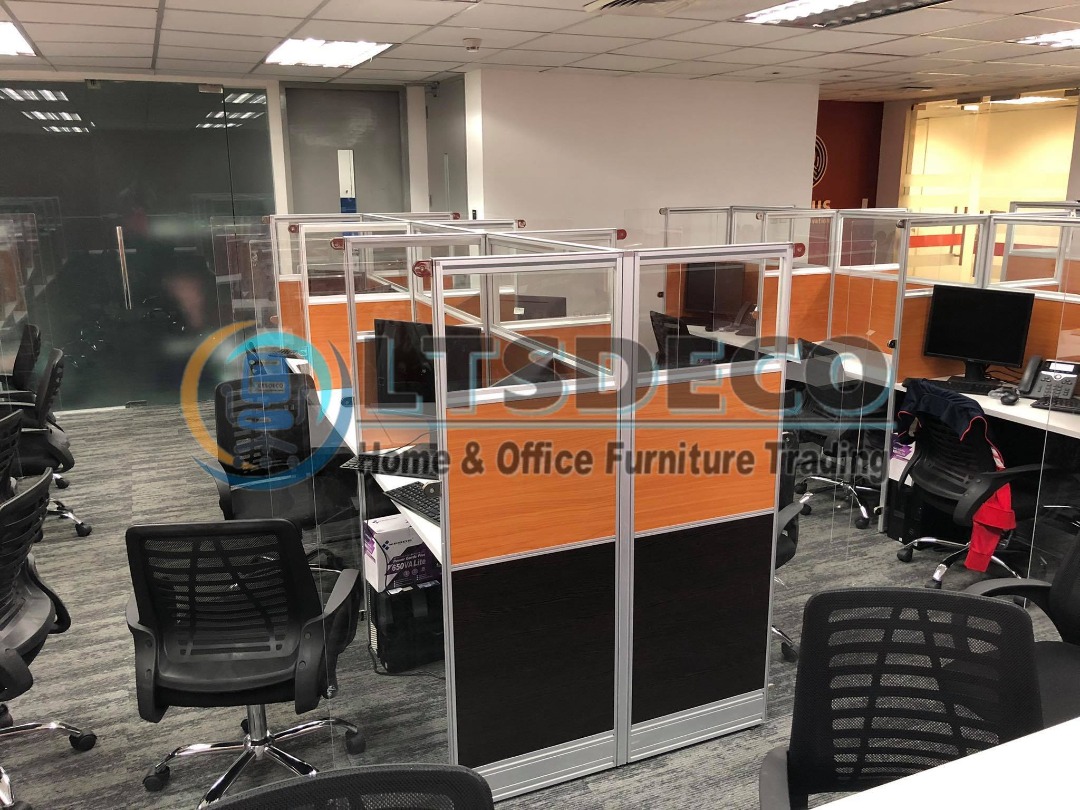bpo workstation cubicle tables office partition, Furniture & Home ...