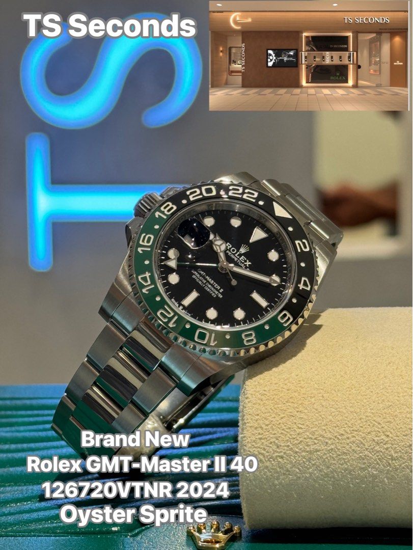 Brand New Rolex GMT-Master II 40 Sprite 126720VTNR Lefty oyster ...