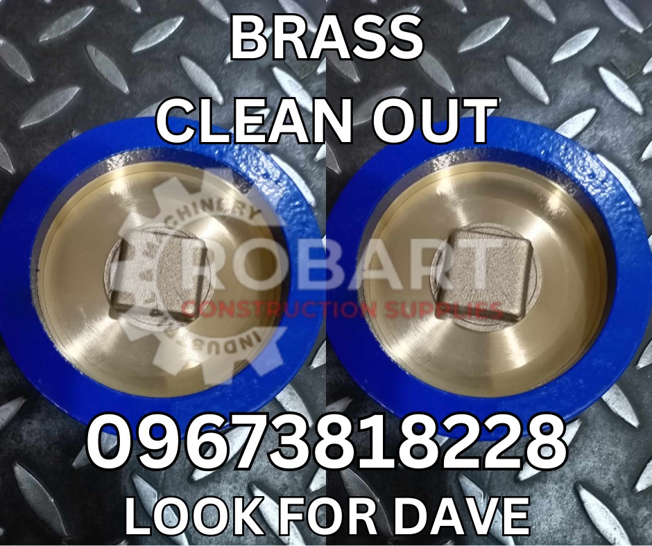 BRASS CLEAN OUT, Commercial & Industrial, Industrial Equipment on Carousell