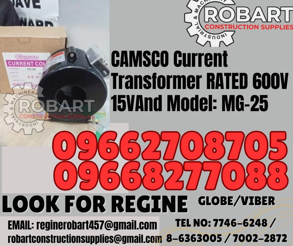 CAMSCO Current Transformer RATED 600V 15VA, Commercial & Industrial ...