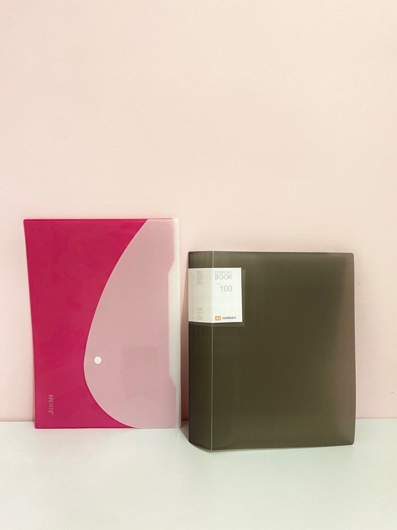 Combo 2 pcs Set H - A4 File, Fail Sijil / Certificate File 100 pockets ...