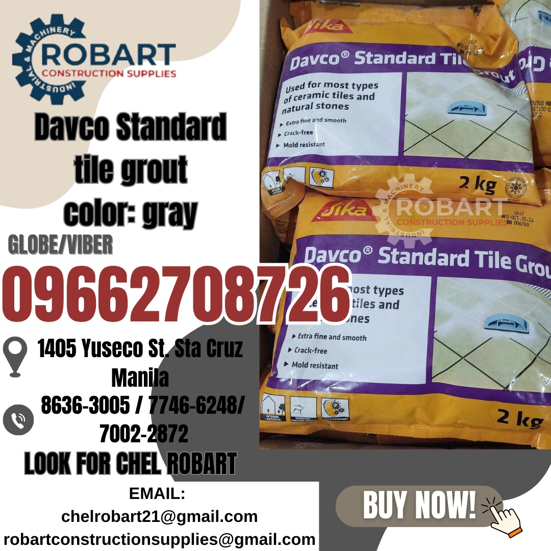 DAVCO STANDARD TILE GROUT, Commercial & Industrial, Construction ...