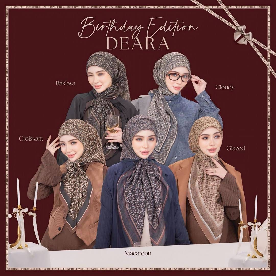 Deara Birthday Edition, Women's Fashion, Muslimah Fashion, Hijabs on ...