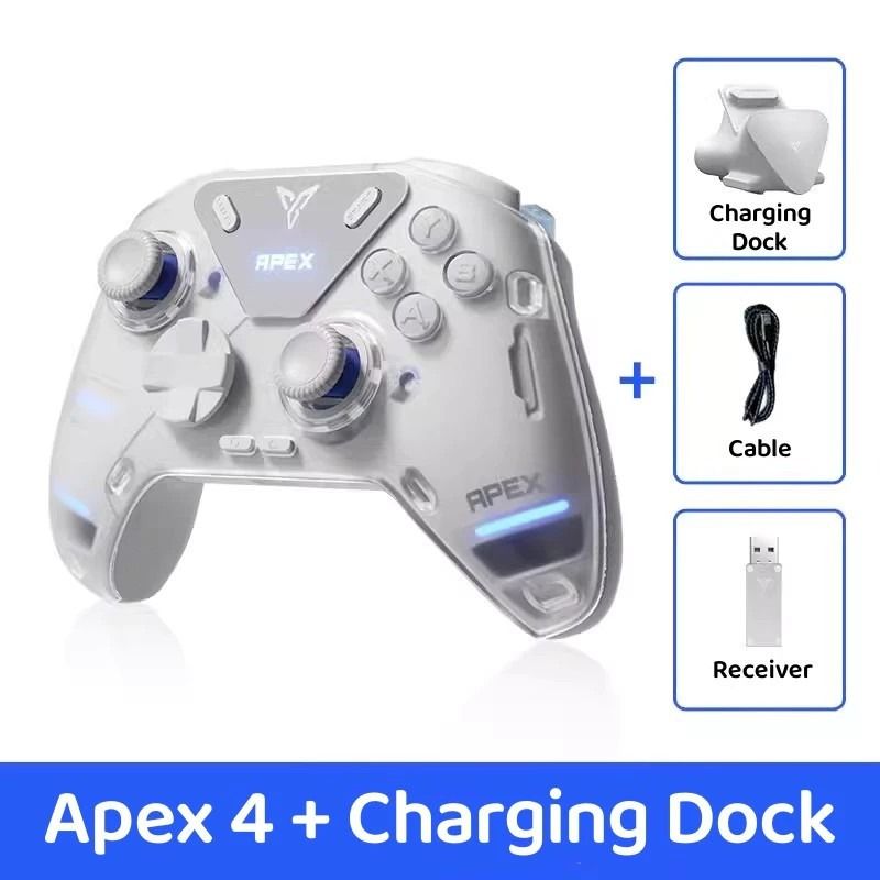 Flydigi Apex 4 Game Controller +Charging Dock Smart Interactive Screen ...