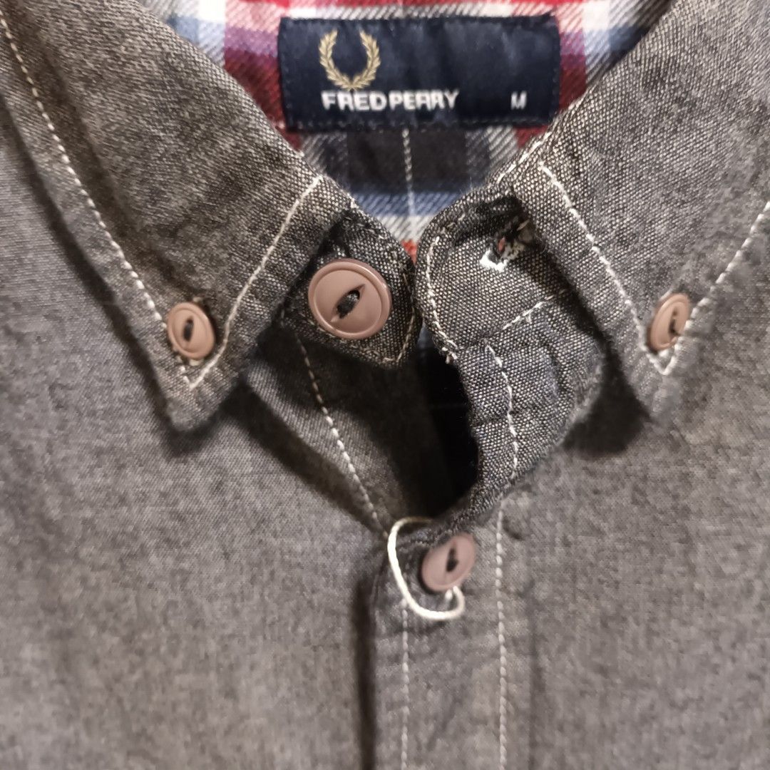 Fred Perry denim jacket牛仔衫 外套 zara uniqlo Adidas nike muji Arcteryx ...