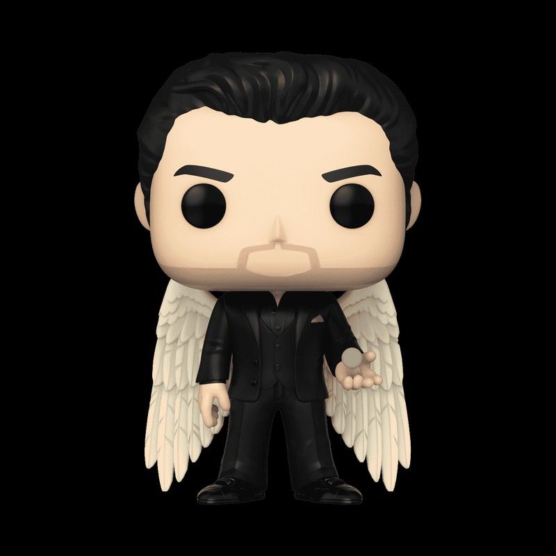Funko Pop! Lucifer with Angel Wings shared convention sticker, Hobbies ...