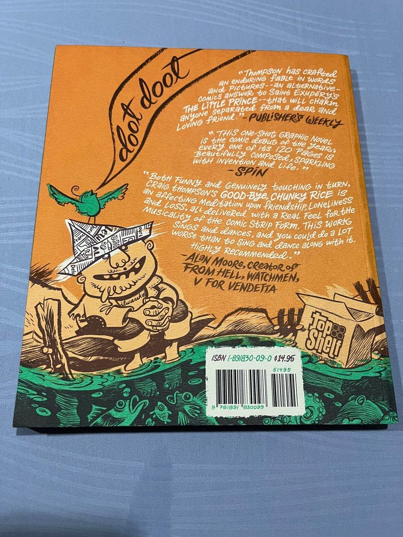 Goodbye Chunky Rice graphic novel Craig Thompson Top Shelf Comix ...