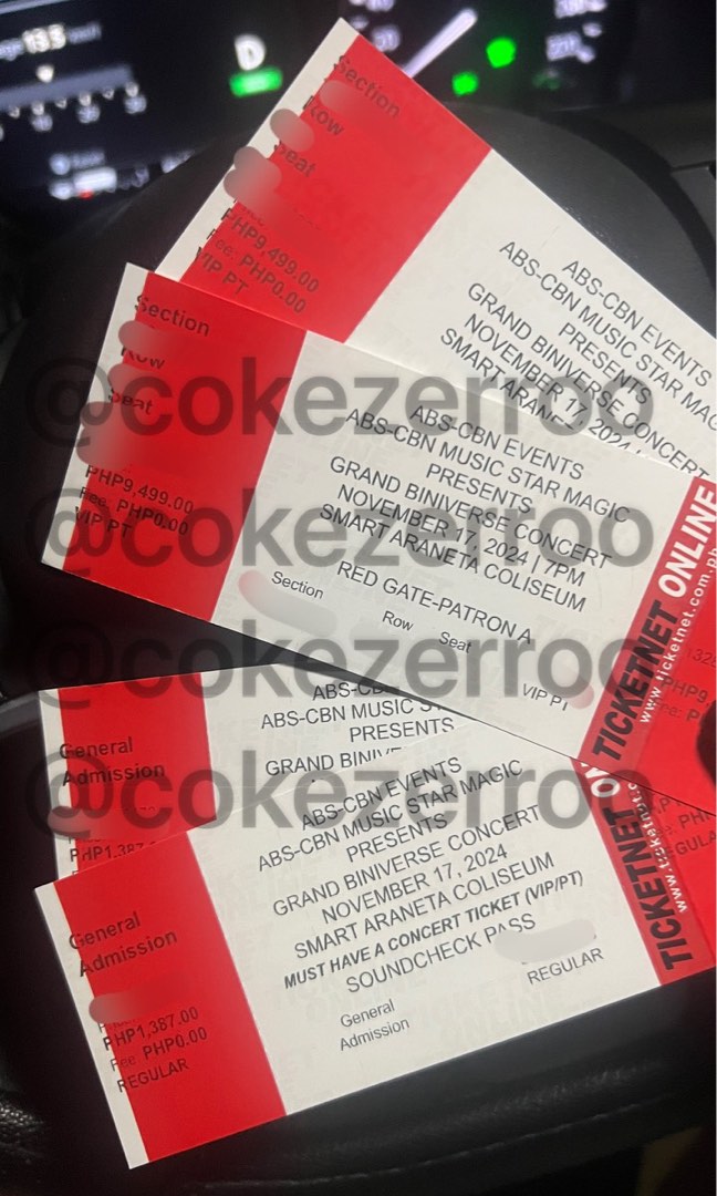 Grand Biniverse Bini Concert Patron Day 1 & Day 2, Tickets & Vouchers ...