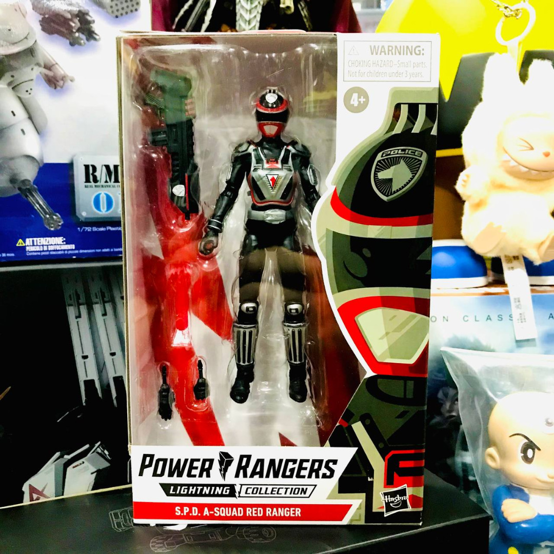 HASBRO 6"INCH POWER RANGERS LIGHTNING COLLECTION S.P.D. A-SQUAD RED ...