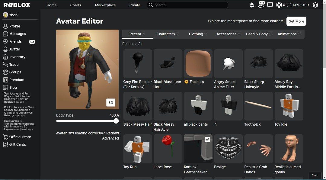 High Value Roblox account selling for cheap (korblox) (800k worth of ...