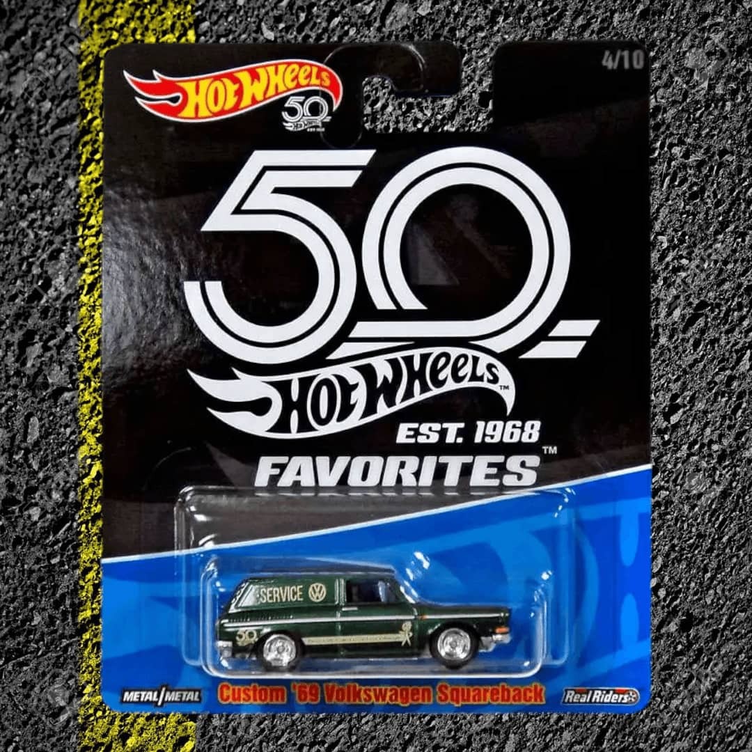Hot Wheels Custom 69 Volkswagen Squareback | 50th Anniversary Favorites ...
