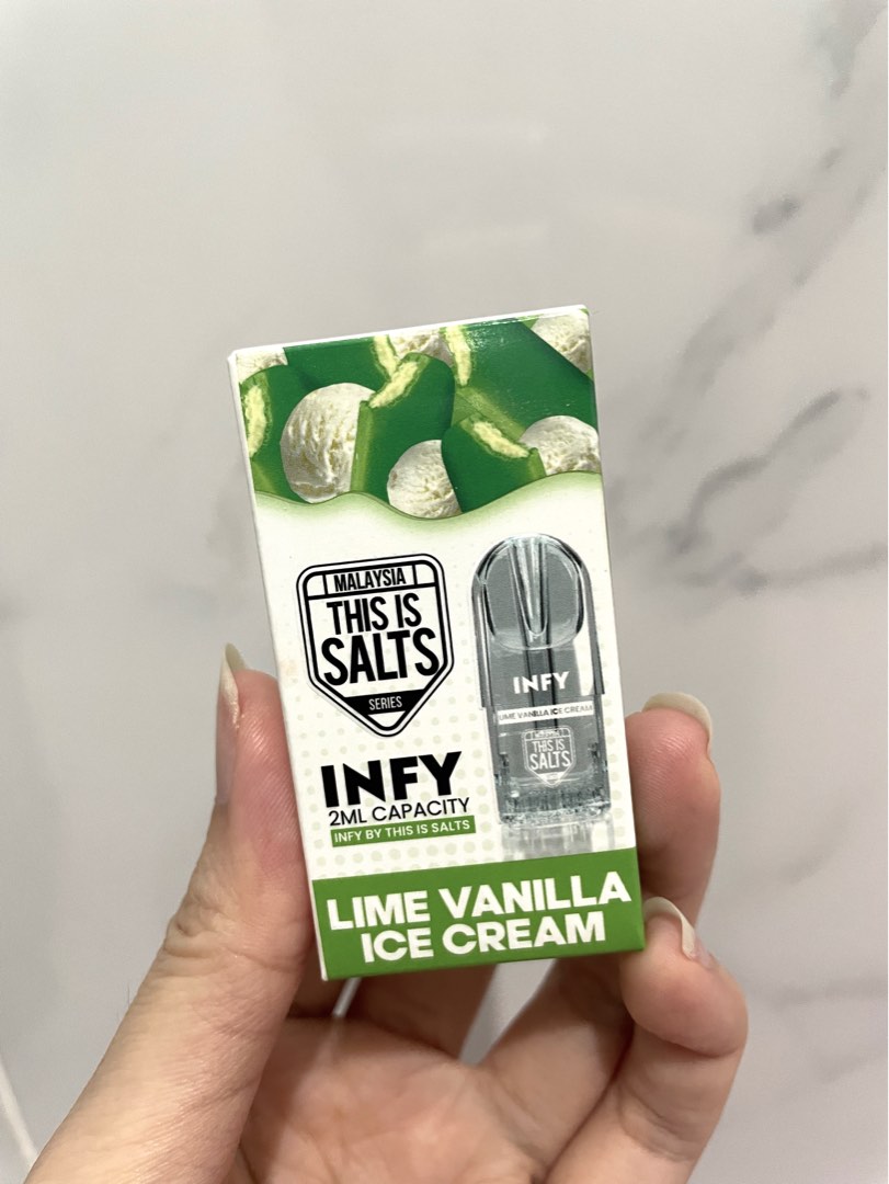 Infy cartridge lime vanilla ice cream, Serba Serbi, Others di Carousell