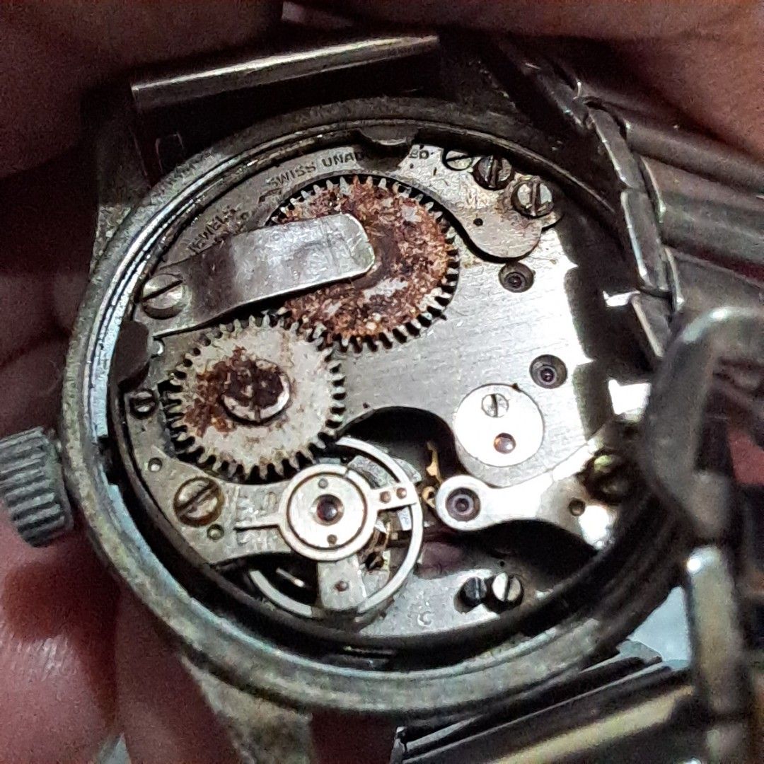 Jam Tangan Arloji Jadul Putar Manual merek Lado buatan Swiss asli Tua ...