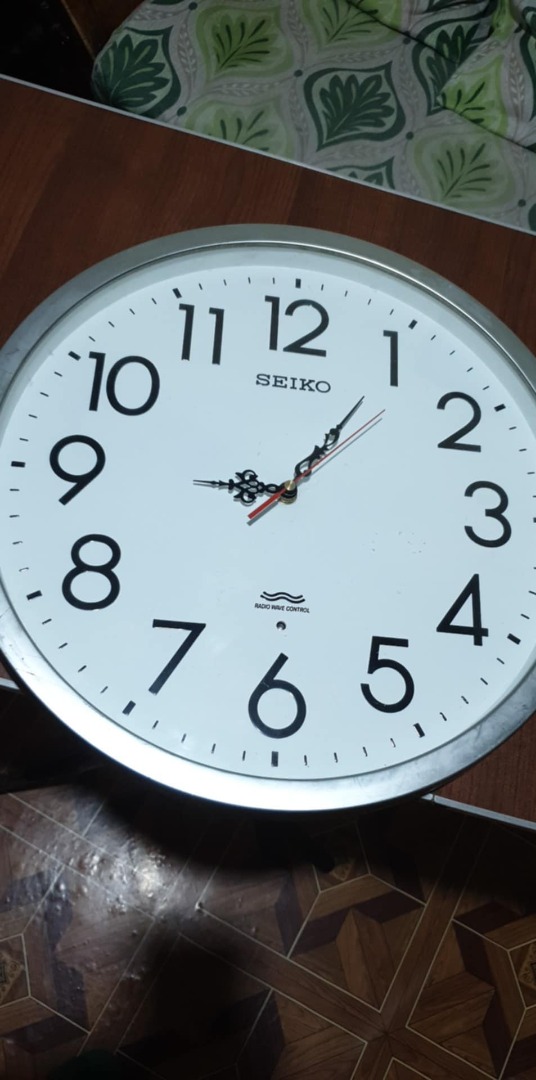 Japan surplus wall clock Seiko Case , Japan made watch, Furniture ...