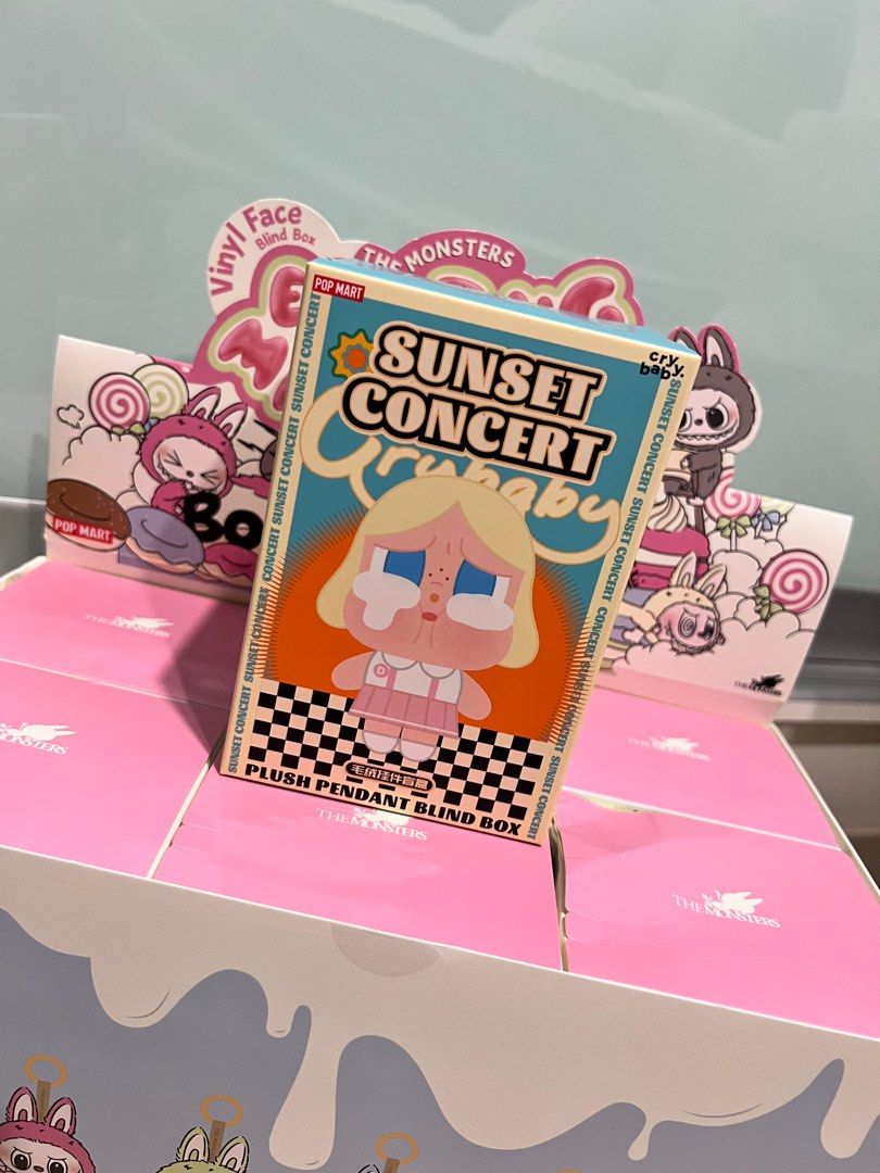 Labubu Exciting Macarons & Sunset Concert, Hobbies & Toys, Stationery ...