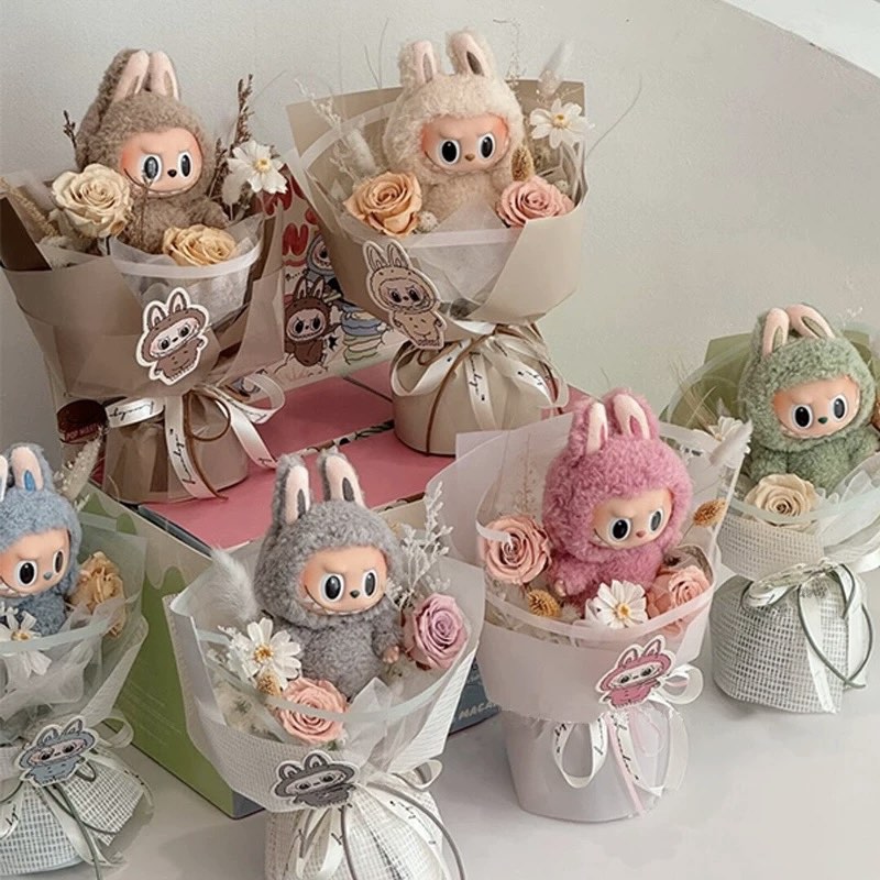 Labubu flower bouquet V1 V2, Hobbies & Toys, Stationery & Craft ...
