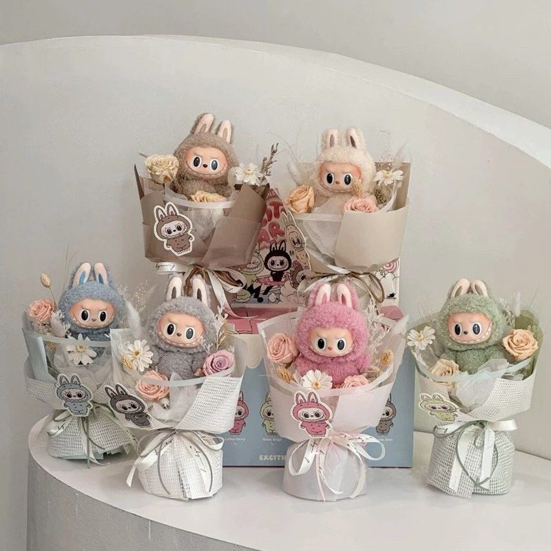 Labubu flower bouquet V1 V2, Hobbies & Toys, Stationery & Craft ...