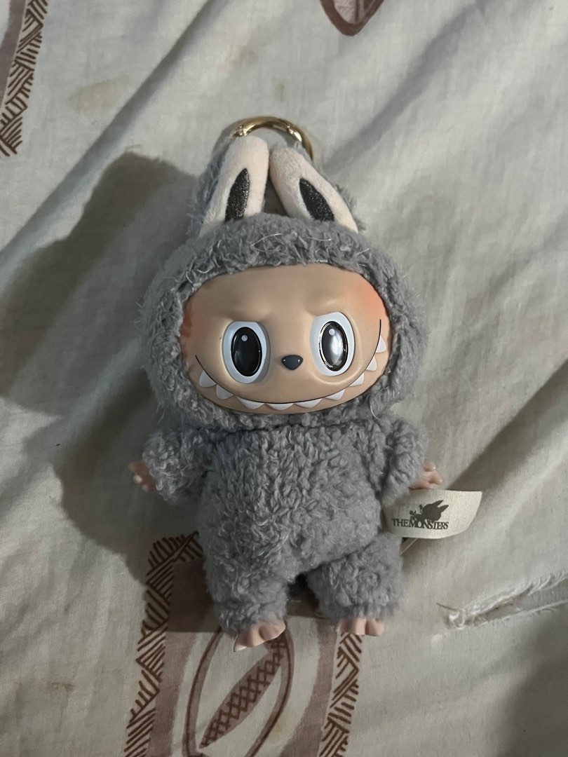 Labubu grey, Desain & Kerajinan Tangan, Barang & Aksesoris Kerajinan di ...