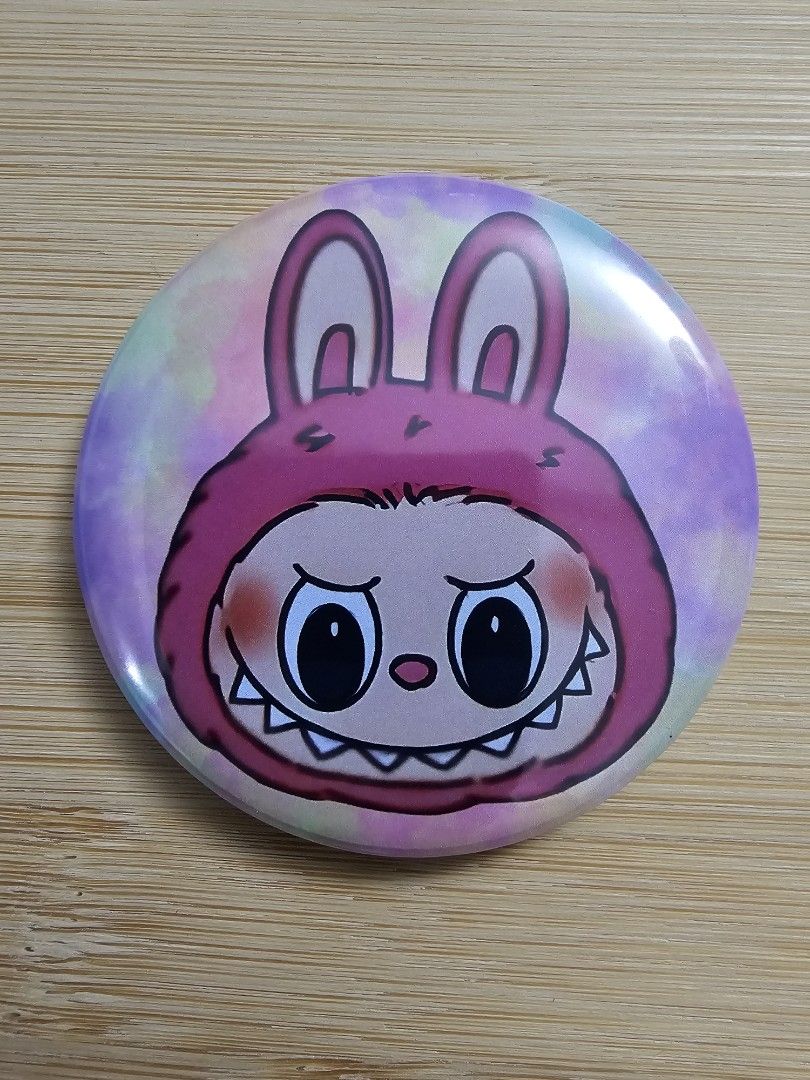 LABUBU INSPIRED BADGE PINS, Hobbies & Toys, Stationary & Craft ...