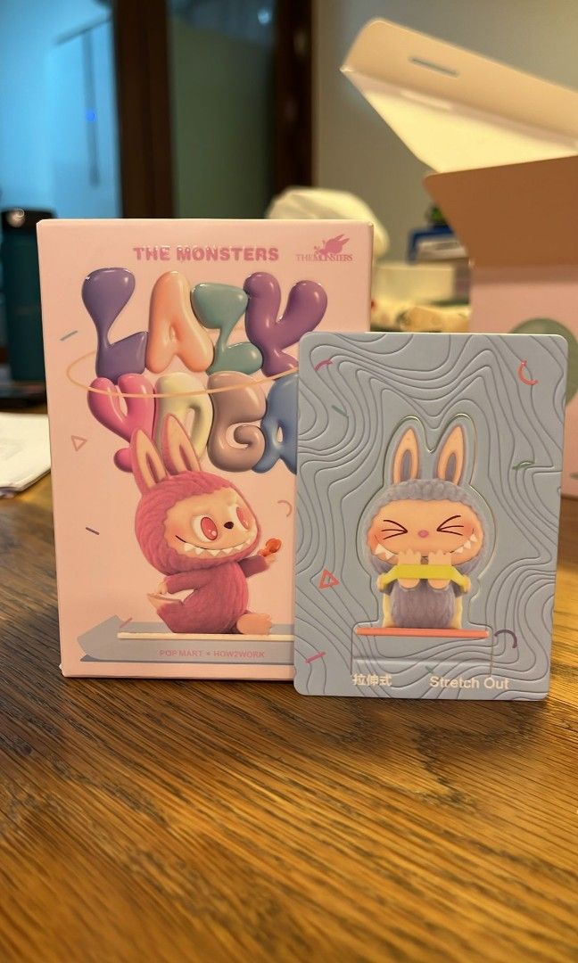 LABUBU Lazy Yoga - Stretch Out, Hobbies & Toys, Toys & Games on Carousell