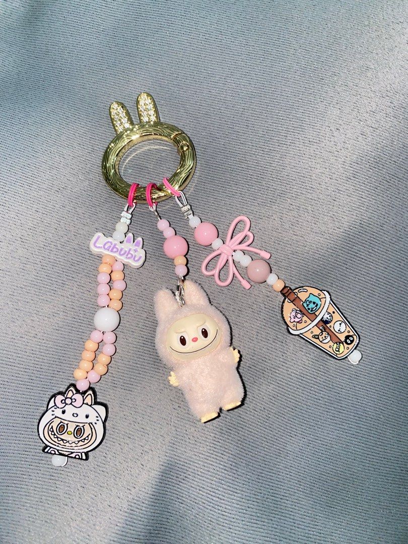 Labubu Light Pink Keychain, Hobbies & Toys, Stationery & Craft ...