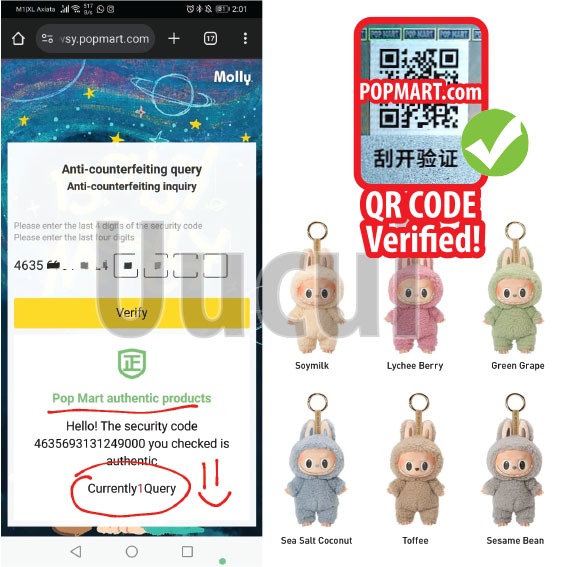 Labubu Macaron POPMart Verified, Original, Authentic All Colors ...