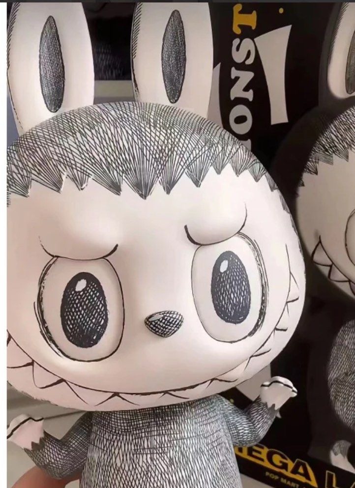 LIMITED EDITION Labubu The Monsters MEGA Labubu 400% Sketch 2024 ...