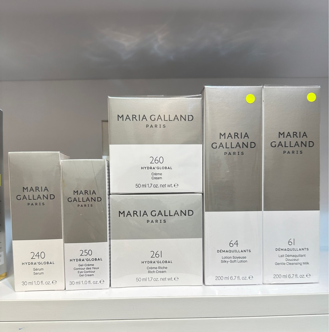 Maria Galland 61 Gentle Cleansing Milk 200ml $294 64 Silky Soft Lotion ...
