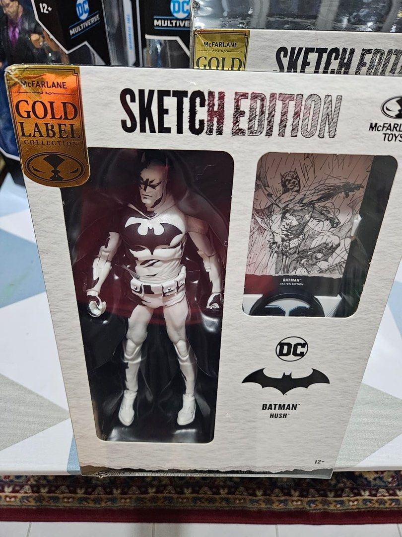McFarlane DC Hush Batman Sketch Edition, Hobbies & Toys, Toys & Games ...