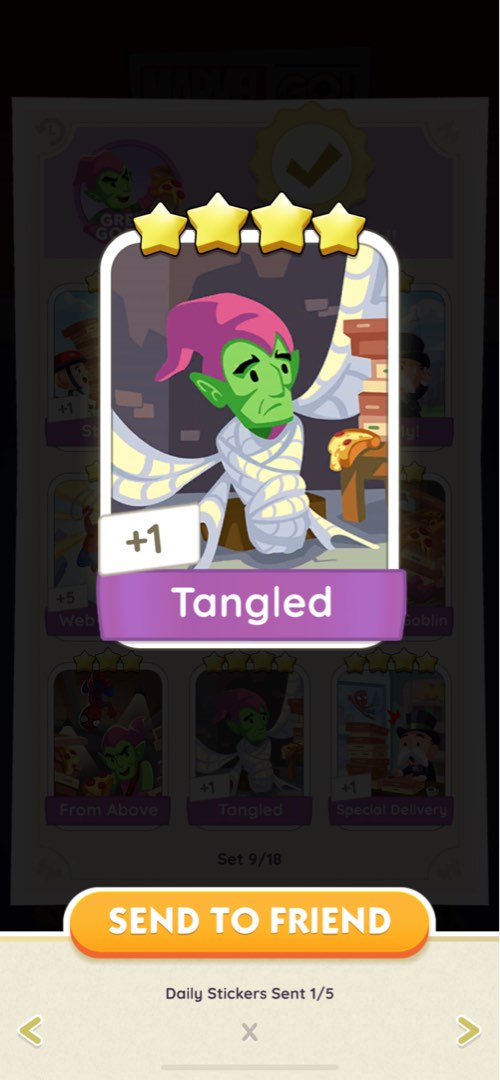 Monopoly Go Sticker - Tangled, Video Gaming, Gaming Accessories, In ...