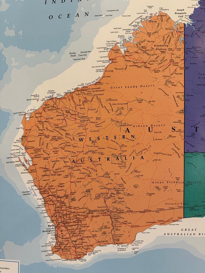 [NEW] Australia Map - Poster (61 cm X 91.5 cm) [MPF-06-GN0608], Hobbies ...