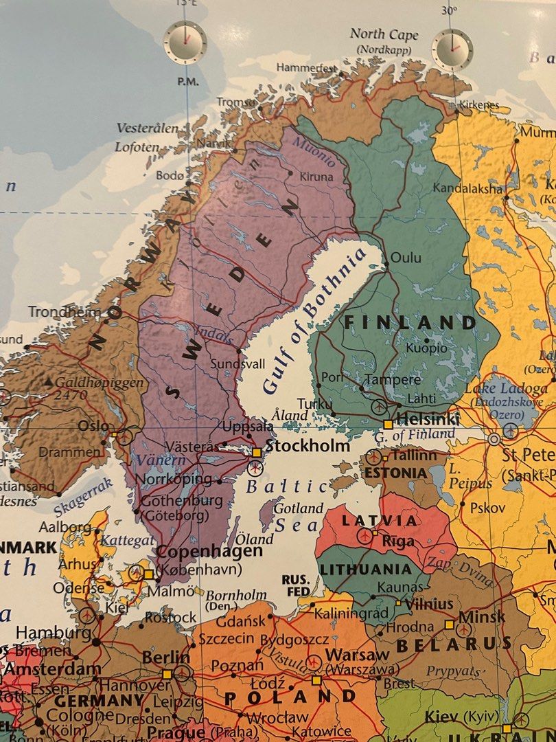 [NEW] European Countries Map - Poster (61 cm X 91.5 cm) [MPF-01-GN0751 ...