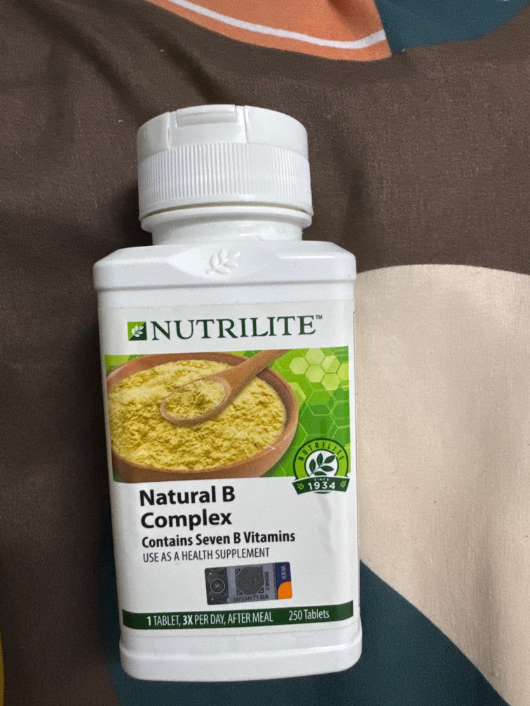 Nutrilite - Natural B Complex, Health & Nutrition, Health Supplements ...